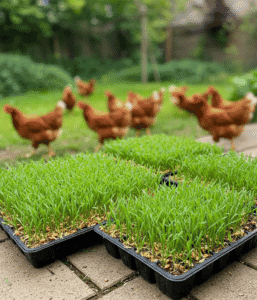 Growing Fodder for Chickens: A Sustainable Feed Solution